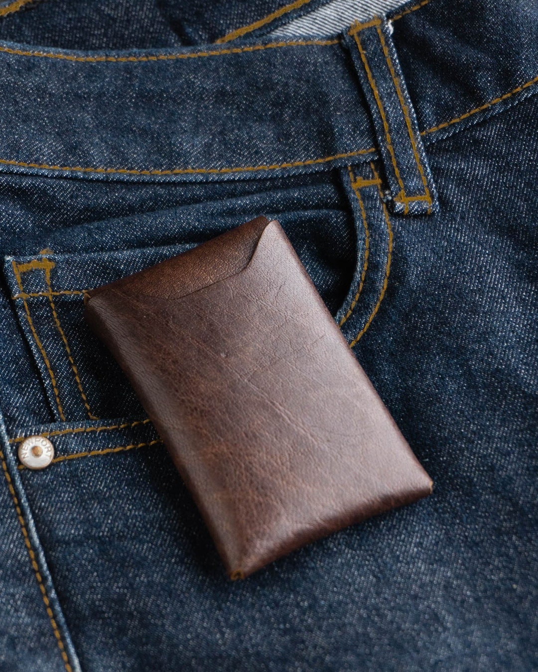EDC Handmade Leather Wallet Stitchless - Unique and Personalized - Etsy