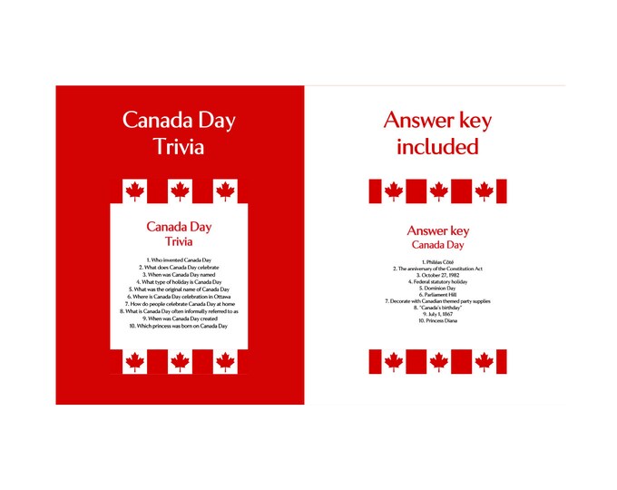Canada Day, 1st July, Independence Day, Dominion Day, Canada Day Games ...