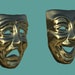 STL File Theater Mask Crying and Smiling Face - Etsy
