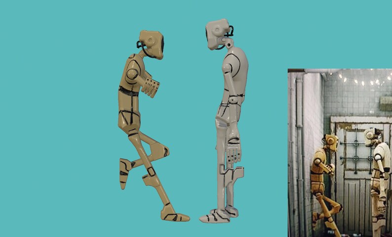 STL File Robots Figure Stray Cat Game - Etsy