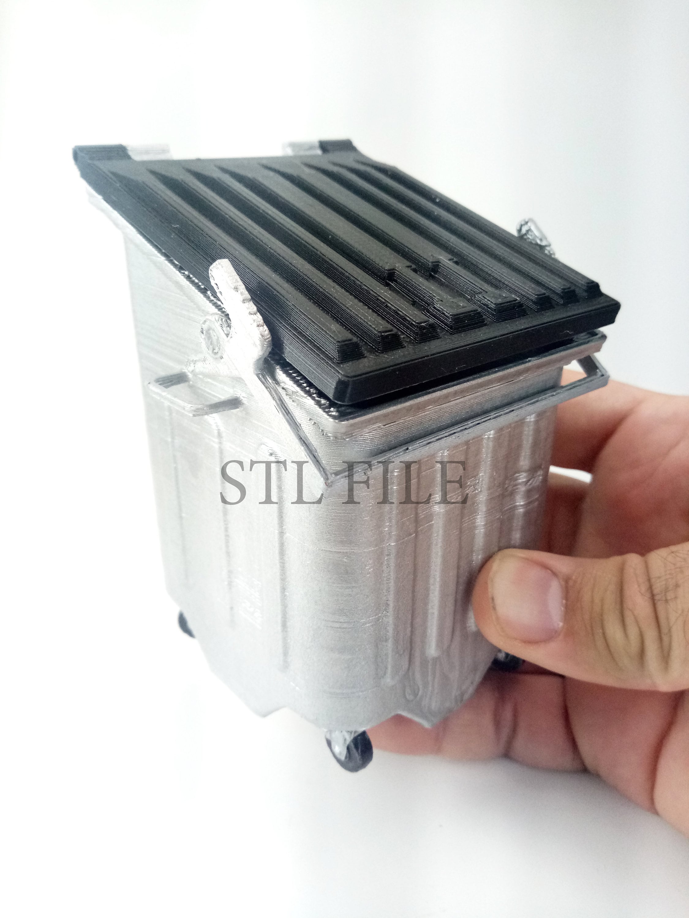 STL File Garbage Container Trash Can Holder Recycle Bin - Etsy