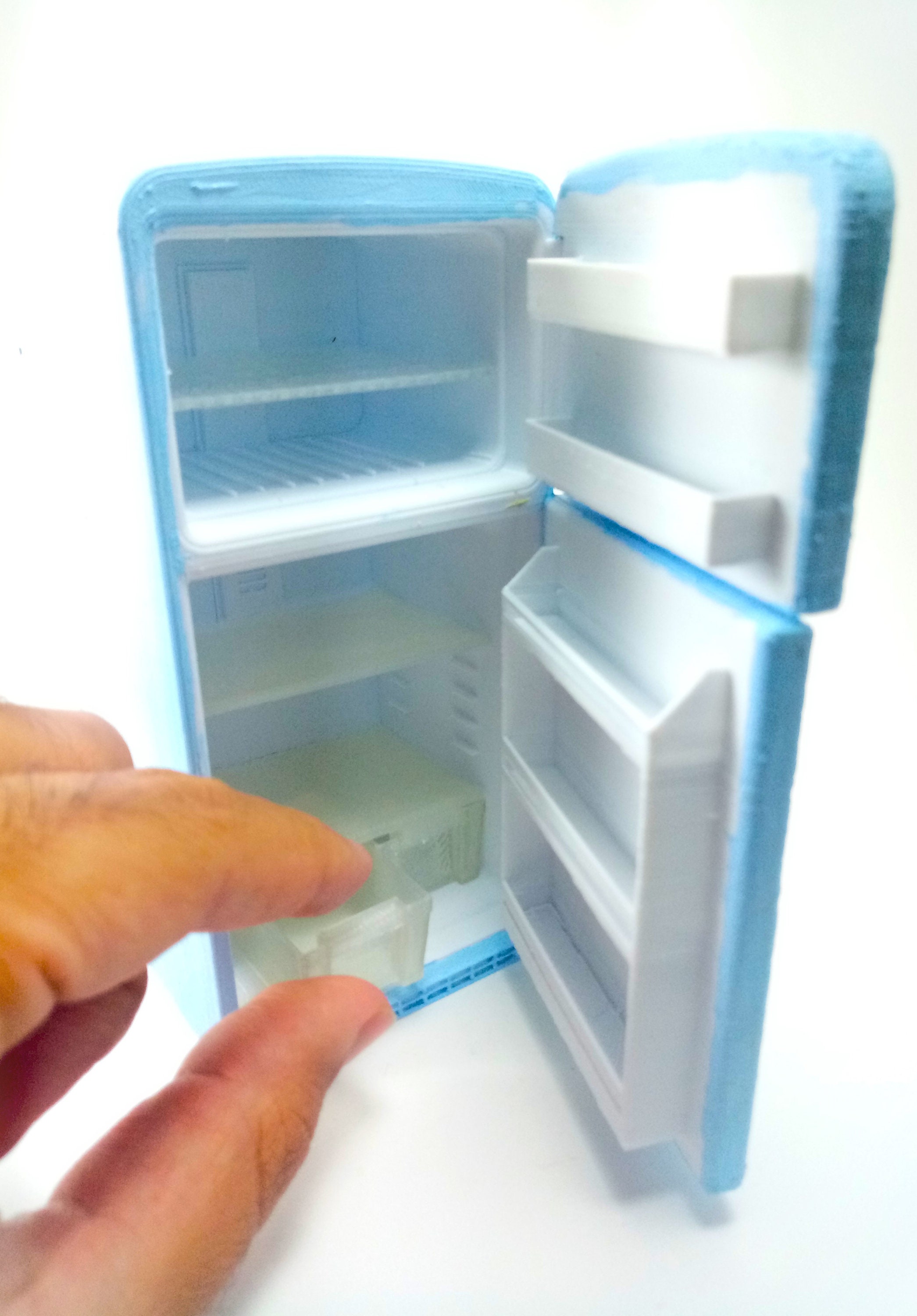 STL File Retro Fridge , Printable STL File for 3d Printers ...