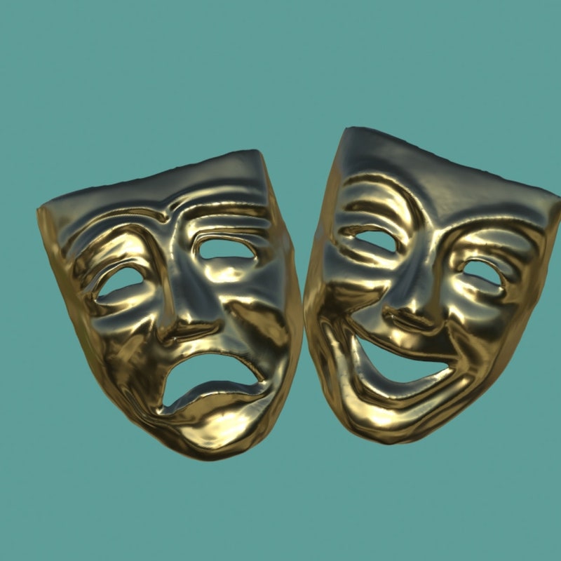 Laughing Crying Mask - Etsy