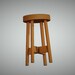 STL File Stool for 3D Printing Medieval Bar Stool - Etsy