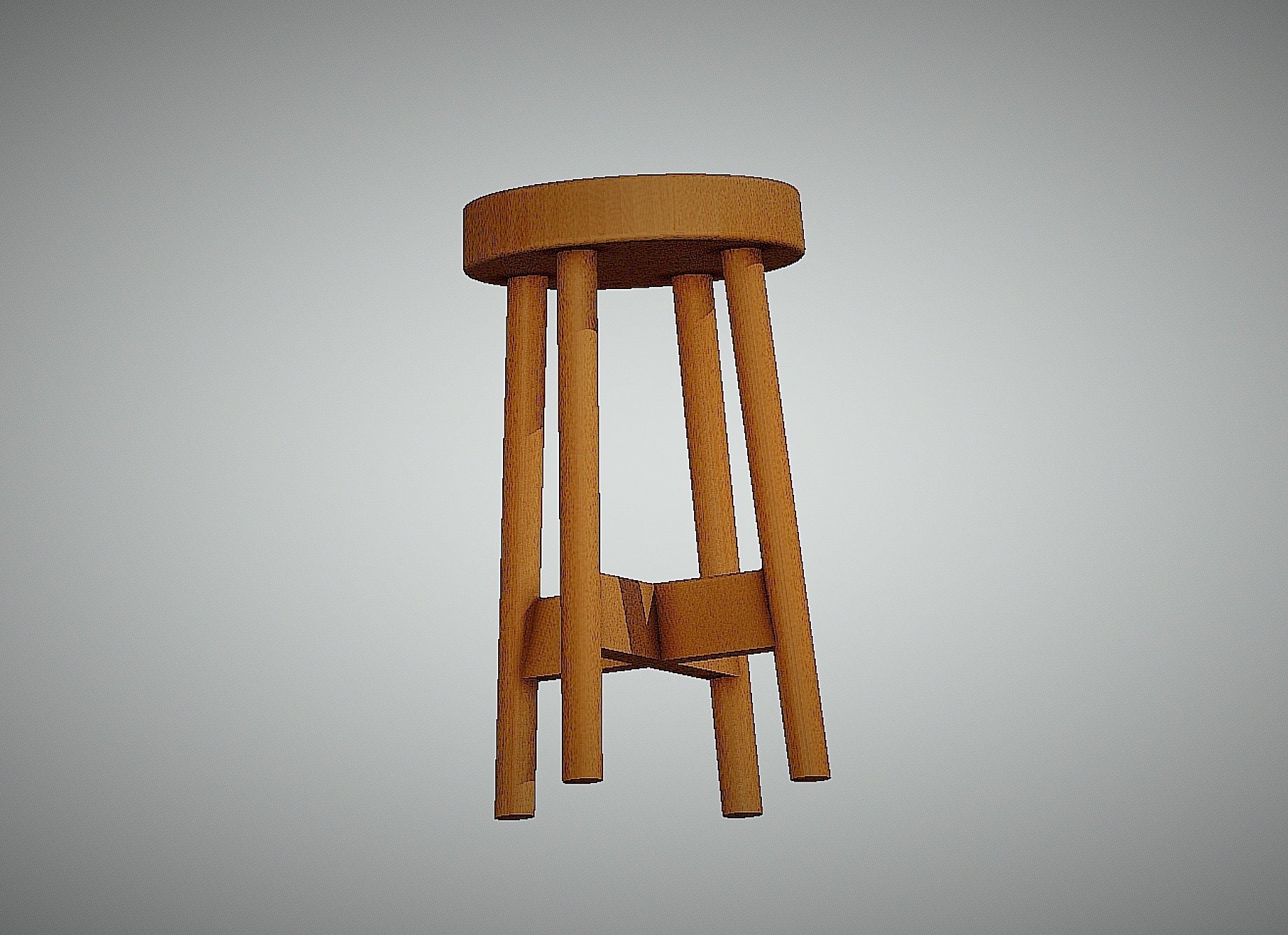 STL File Stool for 3D Printing Medieval Bar Stool - Etsy