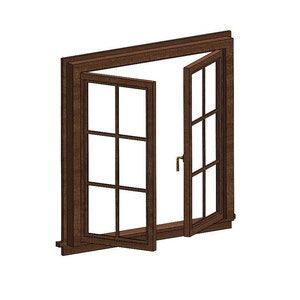 Openable Window 3D Print STL File (1/12 Scale) - Etsy