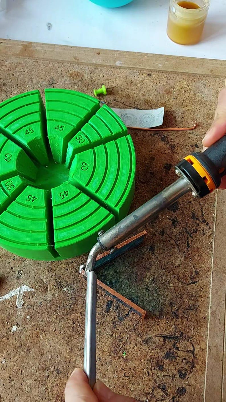 STL Files for 3d Printing Stained Glass Angle Jig Fixture and Apparatus ...