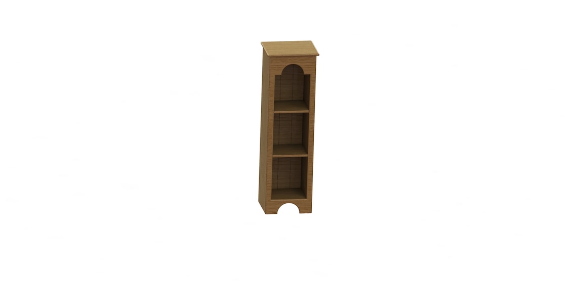 STL File Miniature Bookcase Miniature Furniture Digital STL Files for ...