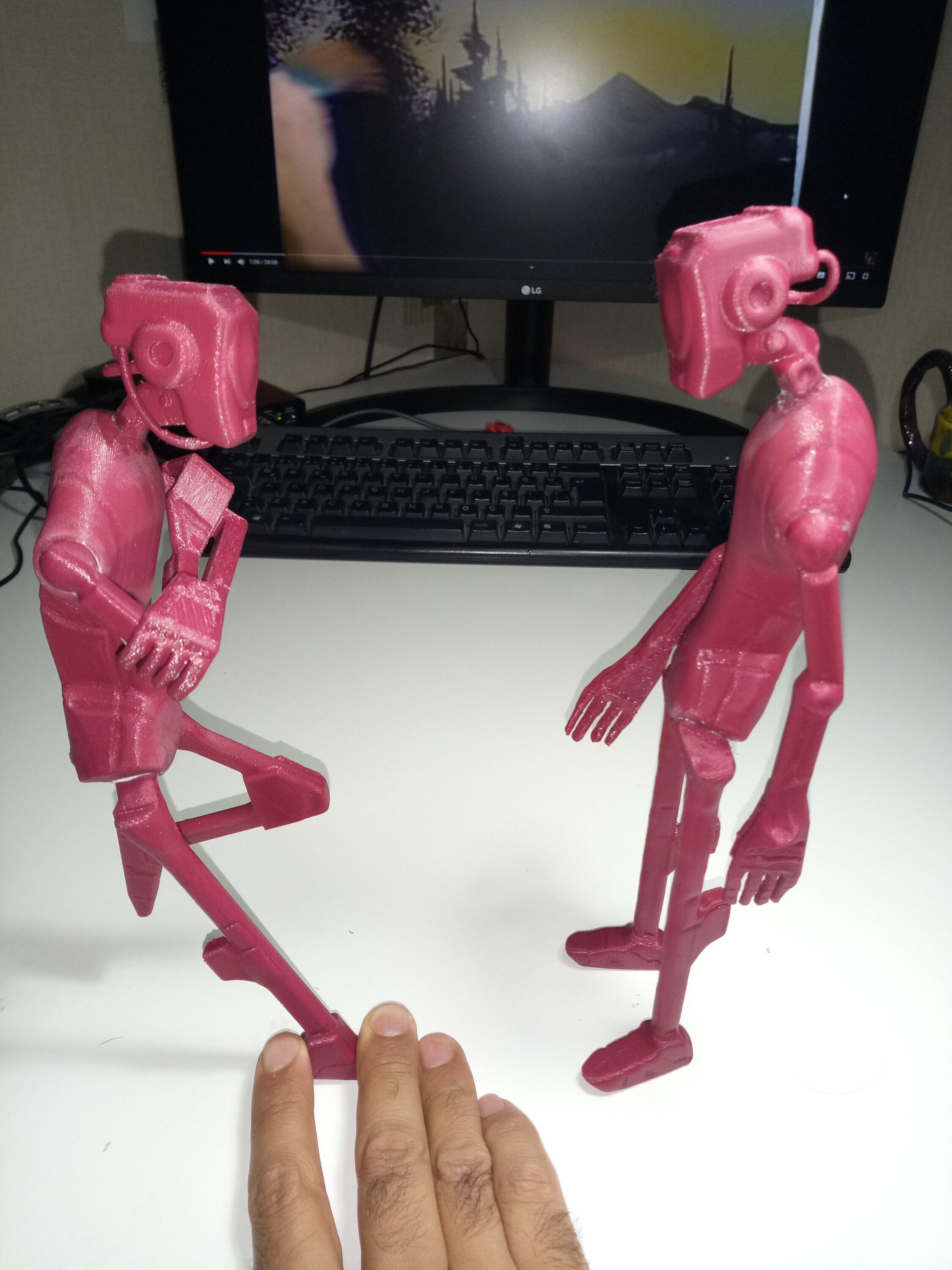 STL File Robots Figure Stray Cat Game - Etsy