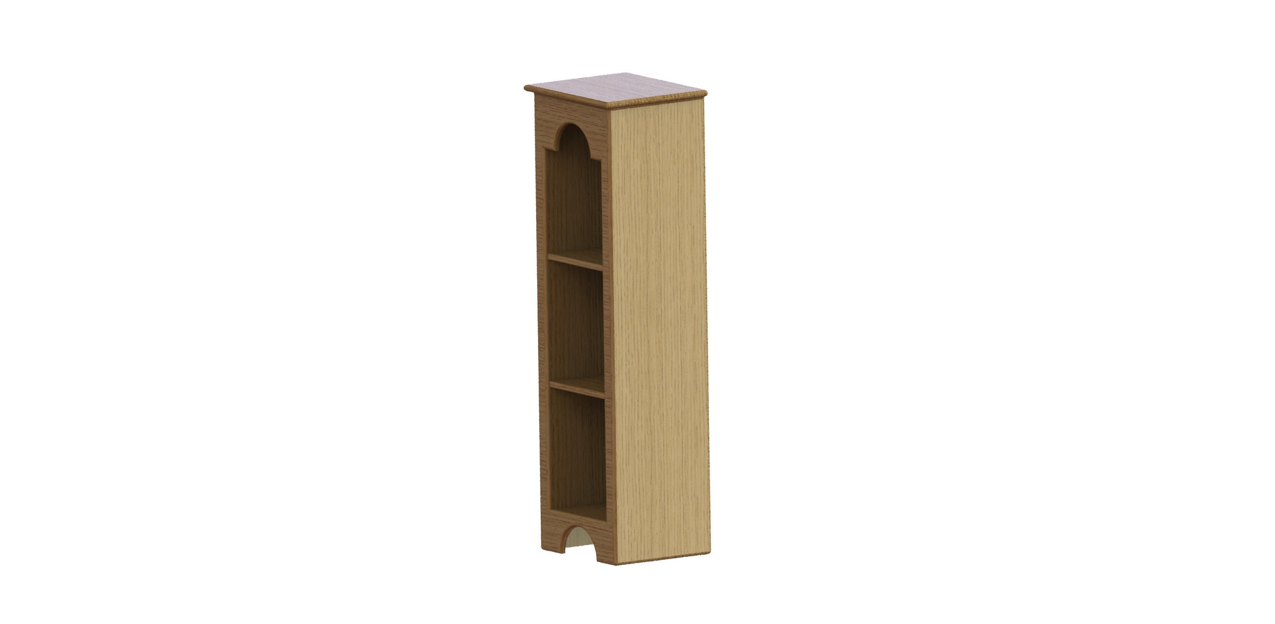 STL File Miniature Bookcase - Miniature Furniture Digital STL Files for ...