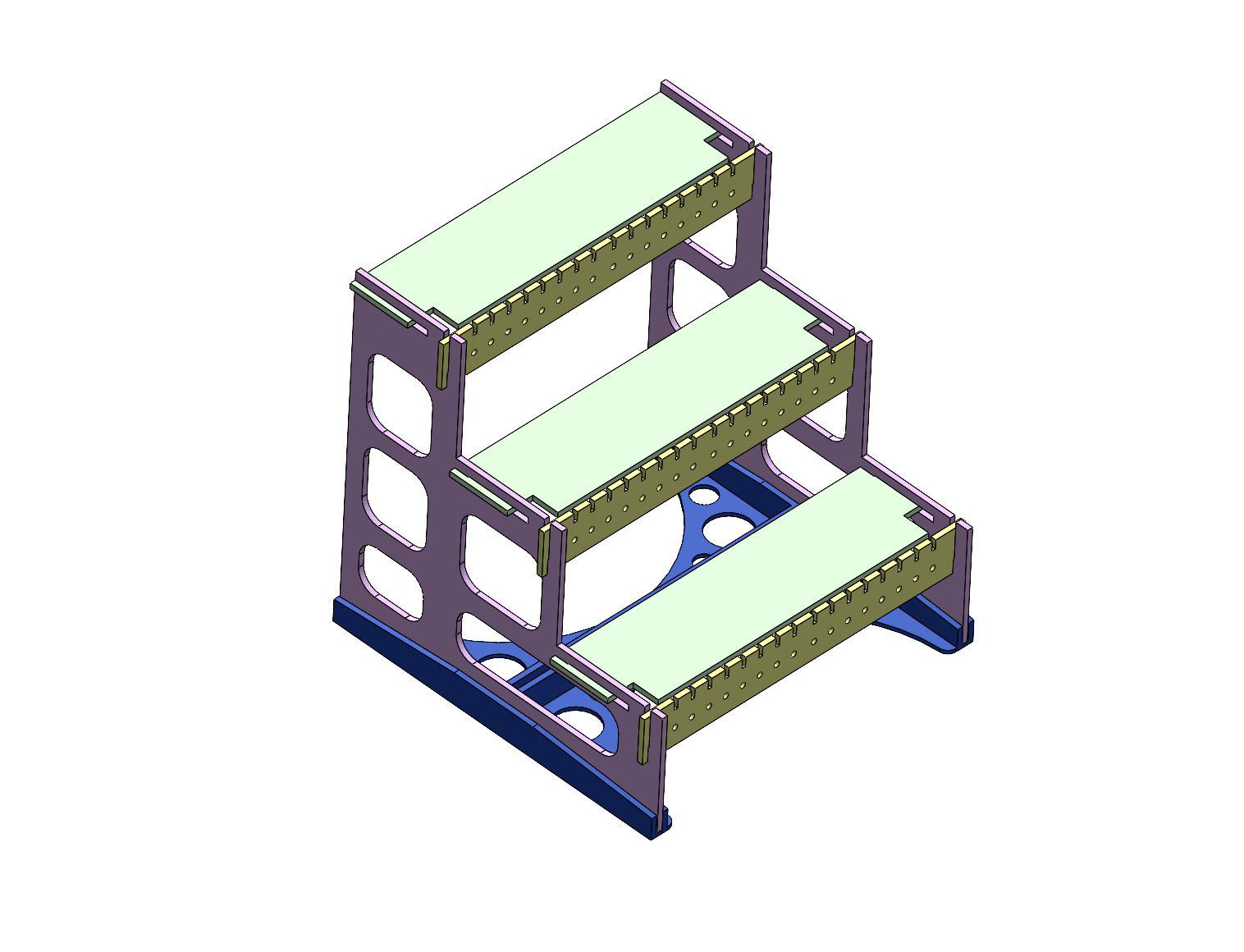 3D Earring Display Stand STL Files: Miniature Jewelry Organizer ...