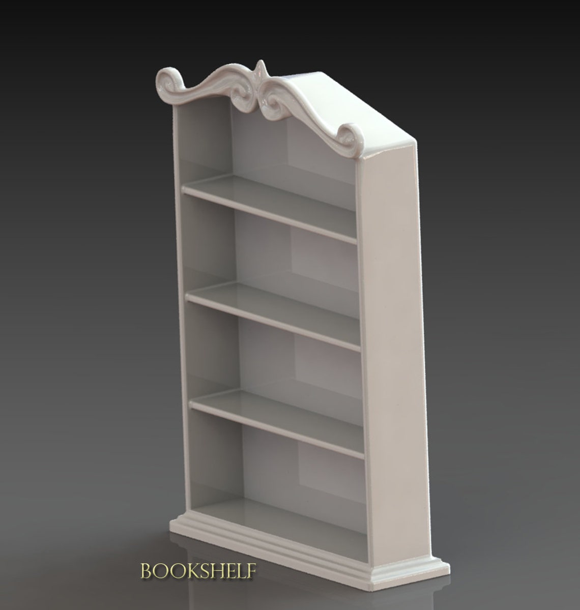 STL File Miniature Bookshelf Miniature Furniture Digital STL Files for 3d Printing - Etsy