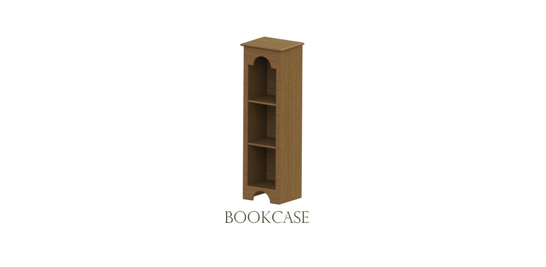 STL File Miniature Bookcase Miniature Furniture Digital STL Files for 3d Printing - Etsy