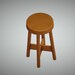 STL File Stool for 3D Printing Medieval Bar Stool - Etsy