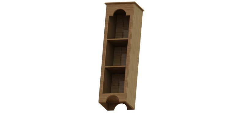 STL File Miniature Bookcase - Miniature Furniture Digital STL Files for 3d Printing - Etsy