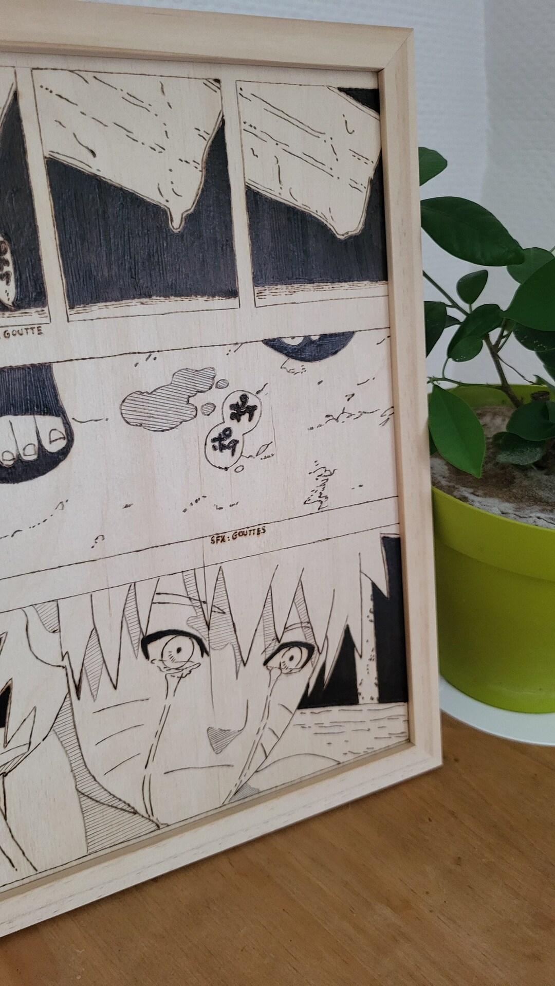 Naruto Woodcut - Etsy
