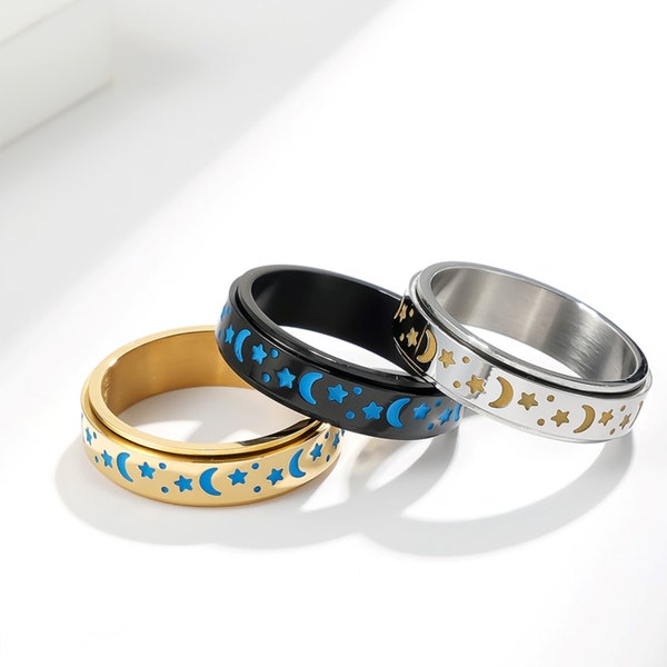 Spinner Ring - Etsy UK