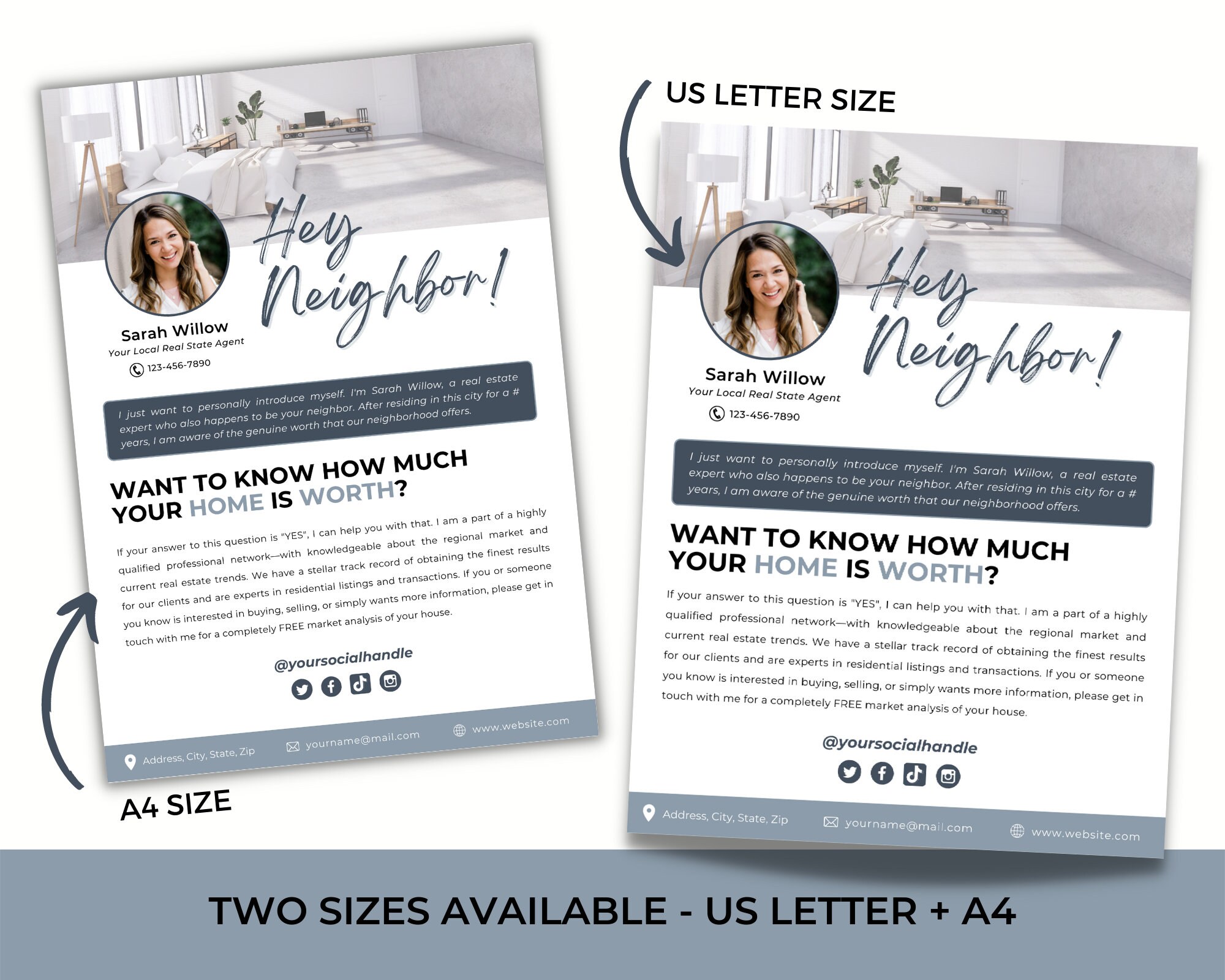 Real Estate Introduction Letter | Hey Neighbour | Real Estate Marketing ...