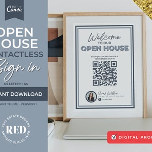 OPEN HOUSE Sign in | Contactless Open House Sign-in | REALTOR Marketing ...