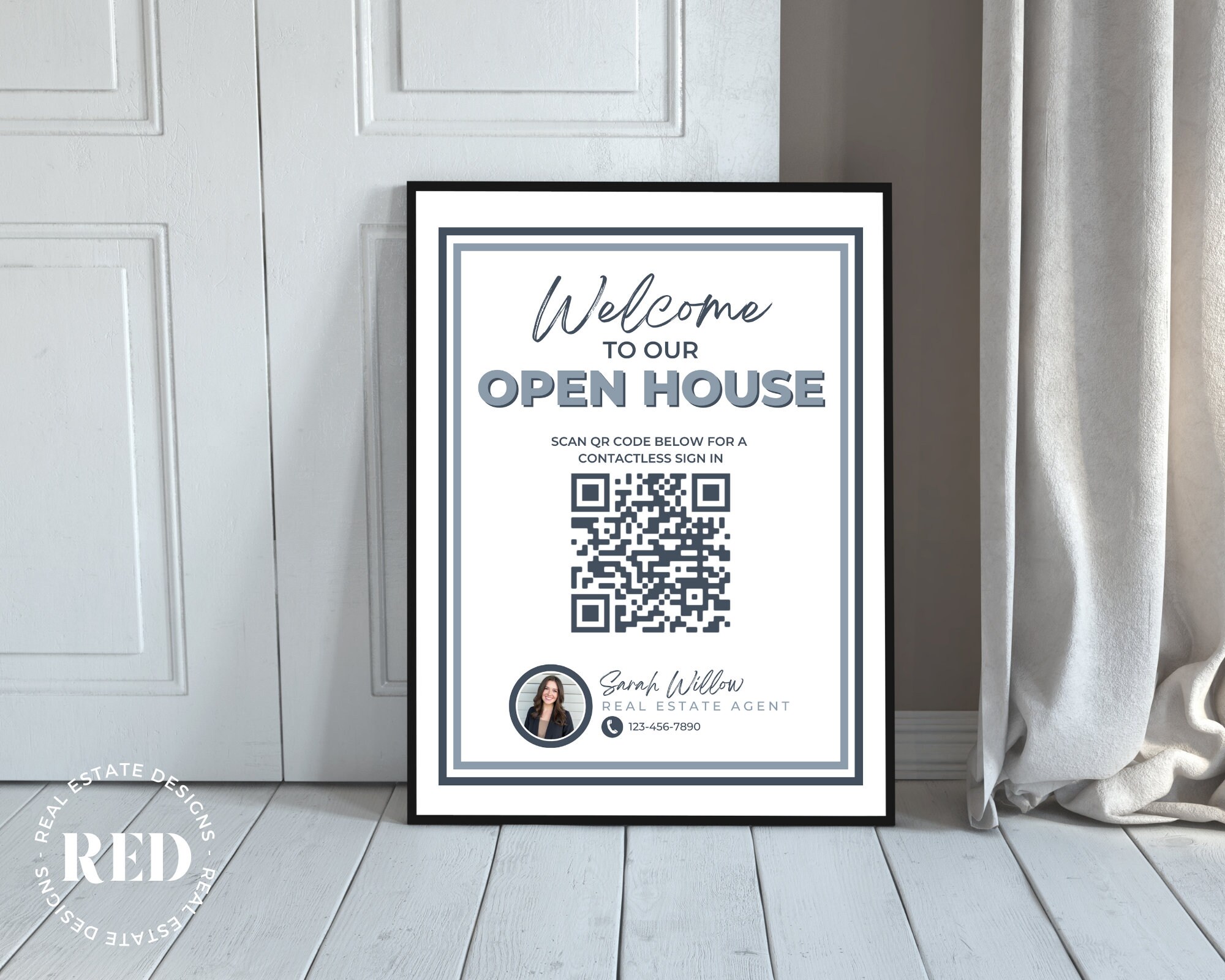 OPEN HOUSE Sign in Contactless Open House Sign-in REALTOR Marketing ...