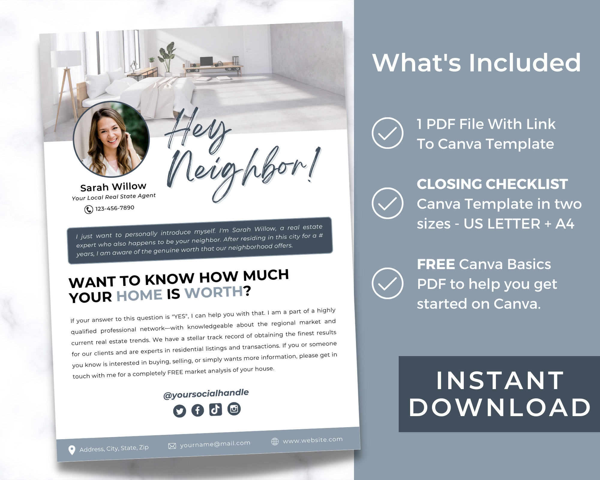 Real Estate Introduction Letter Hey Neighbour Real Estate Marketing ...