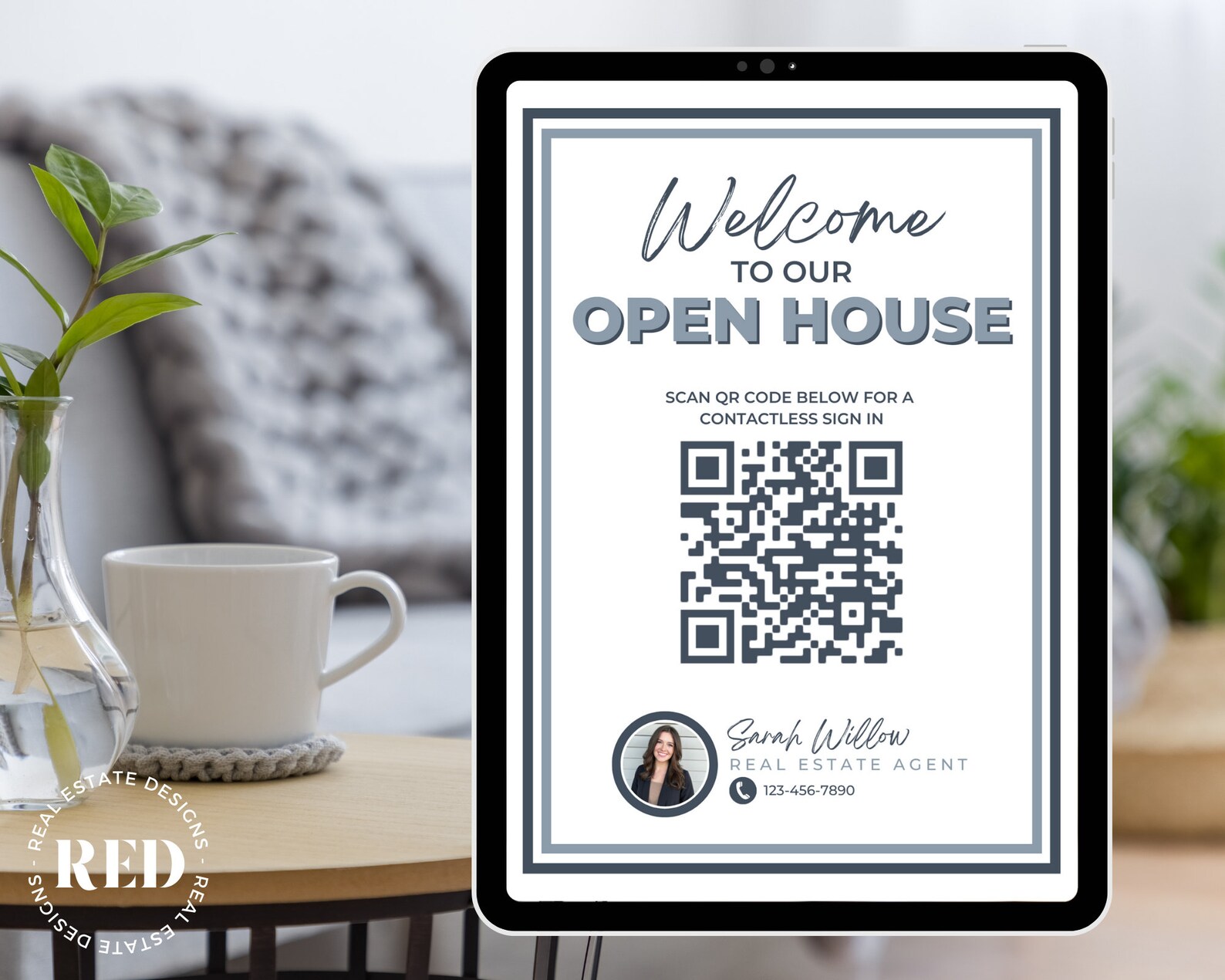 OPEN HOUSE Sign in Contactless Open House Sign-in REALTOR Marketing ...