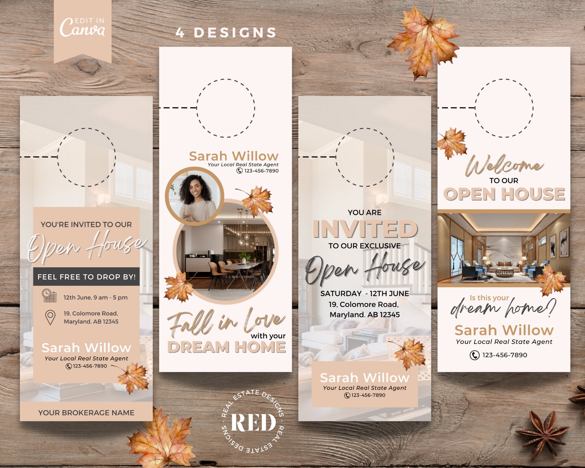 REALTOR Open House Door Hanger Neighbor Prospecting Real - Etsy