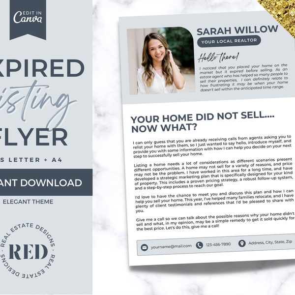 Realtor Expired Letter - Etsy