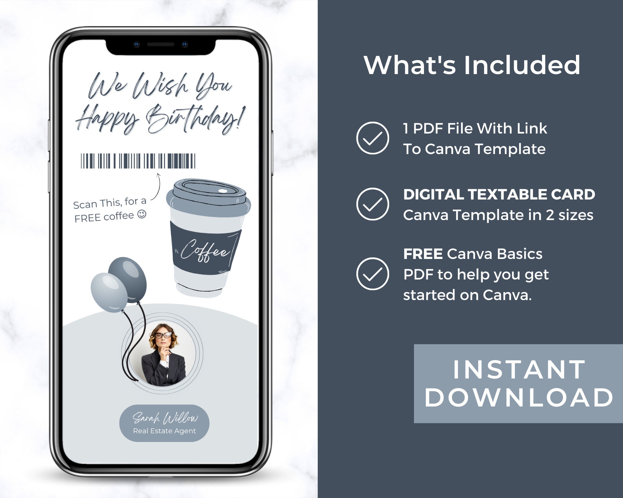 Digital Happy Birthday Card for Client | Mobile Birthday Card | Real ...