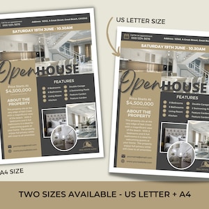 Real Estate Open House Flyer Template | Open House Flyer | Real Estate ...