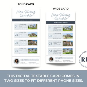 Digital Home Showing Schedule | Buyer Viewing Schedule | Real Estate ...