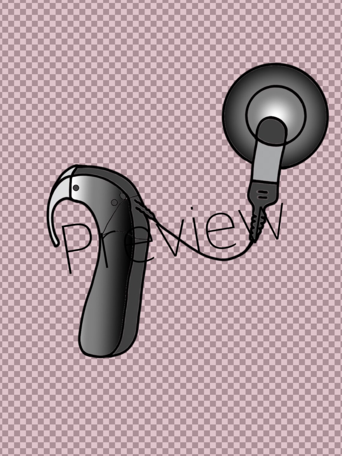 Colorful Cochlear Implant Png Files - Etsy