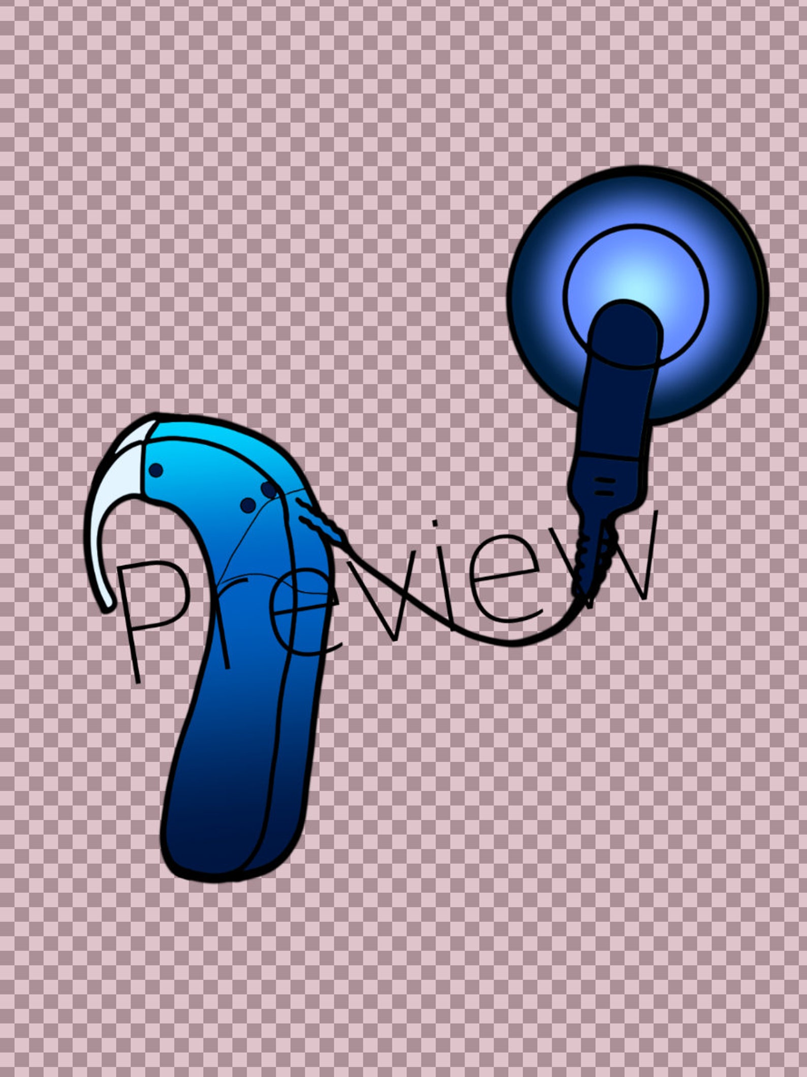 Colorful Cochlear Implant Png Files - Etsy