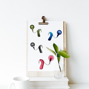 Colorful Cochlear Implant Png Files - Etsy