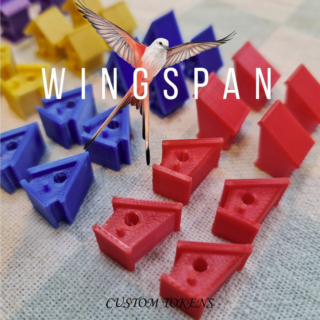 Wingspan Custom Bird House / Bird Player Tokens / Meeples / Tokens ...