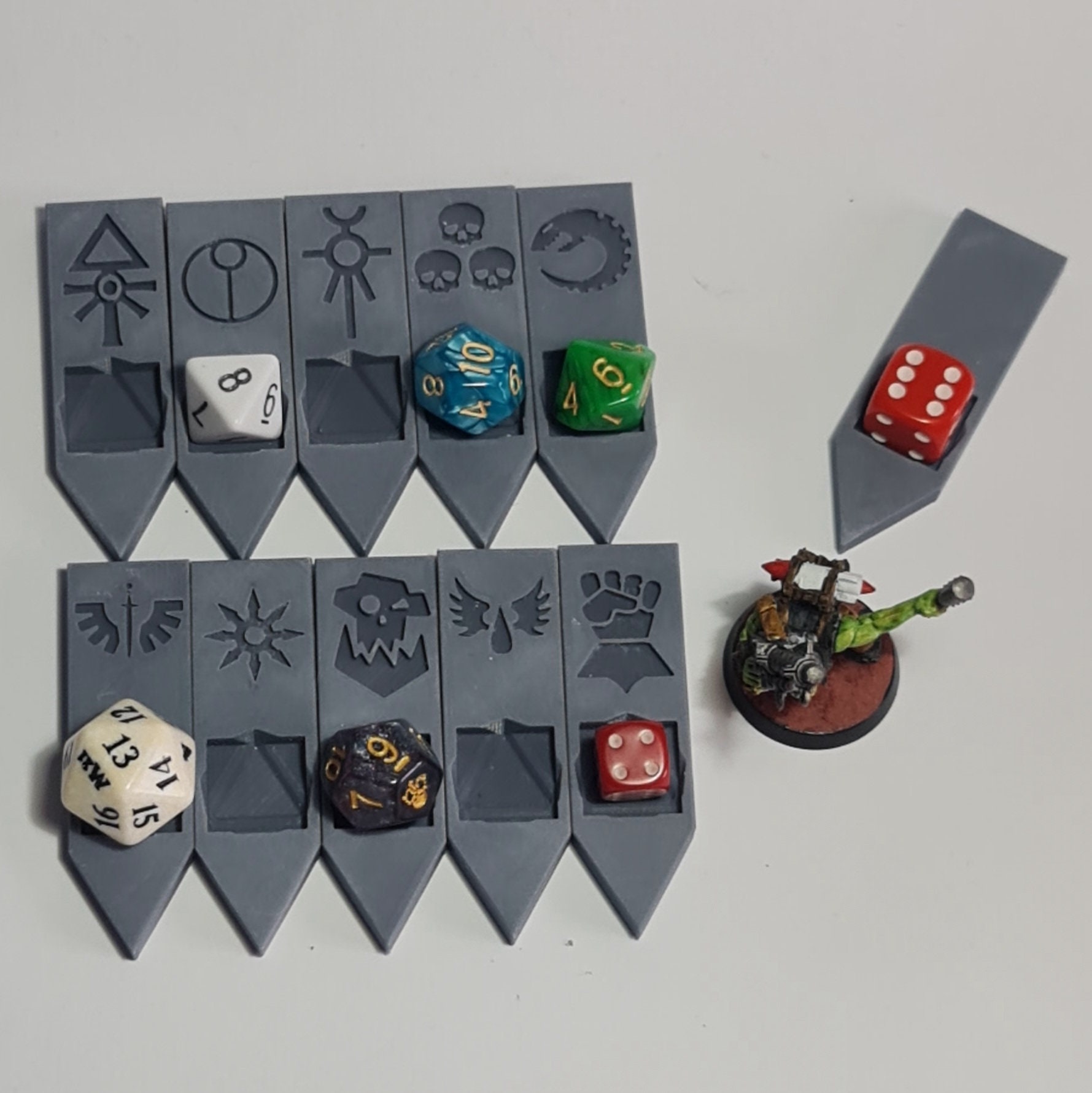 Warhammer 40k Objective Marker Game Set Combat Gauge Wound Marker ...