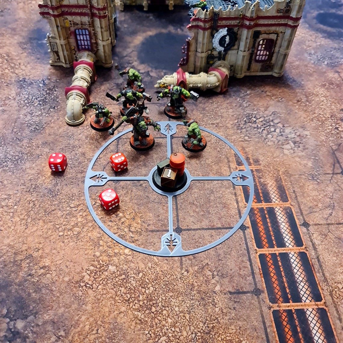 Warhammer 40k Objective Marker Radius X 6 Various 40k Faction Styles ...