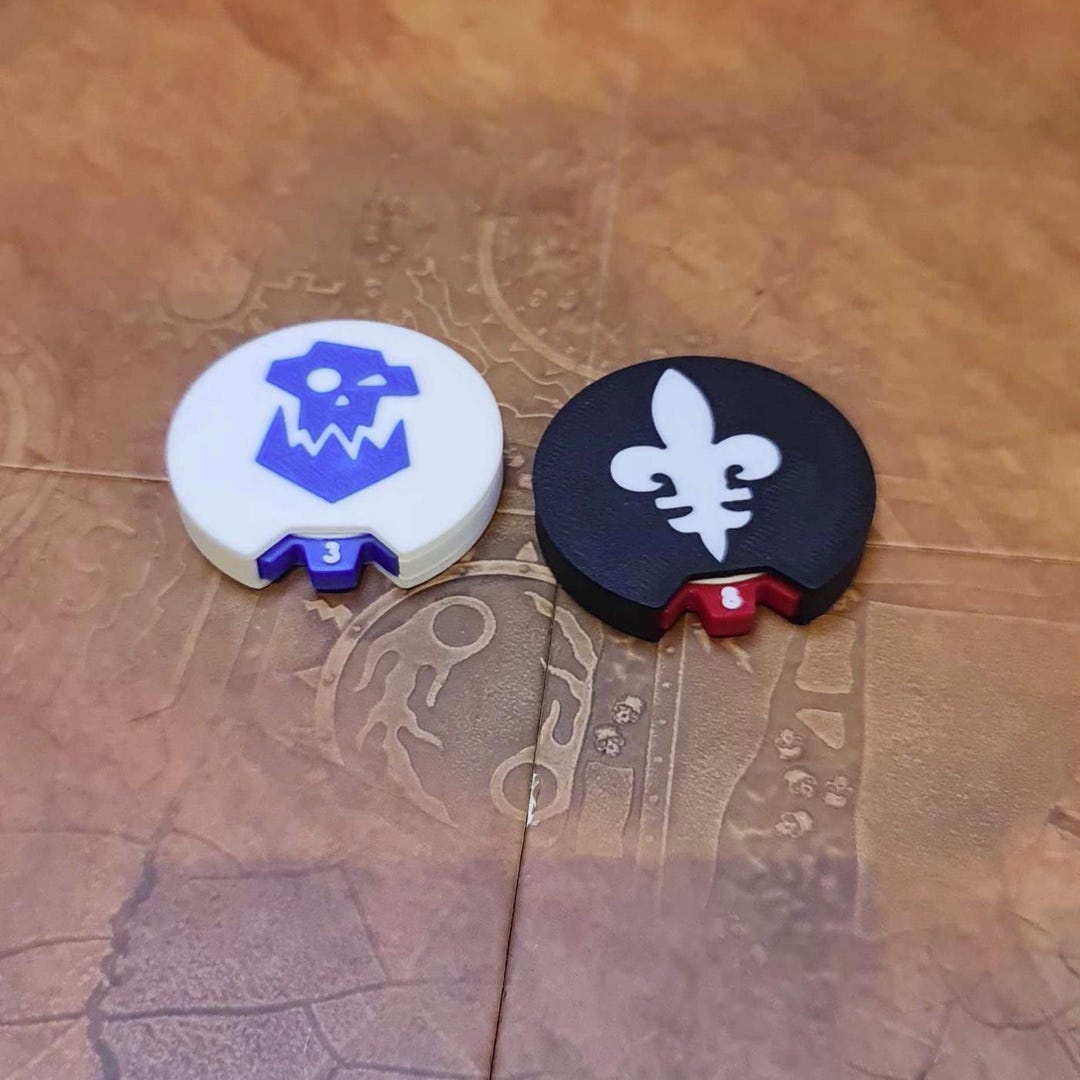 Wound Tracker Dials for Sci-fi Tabletop Games – Track up to 12 Wounds ...