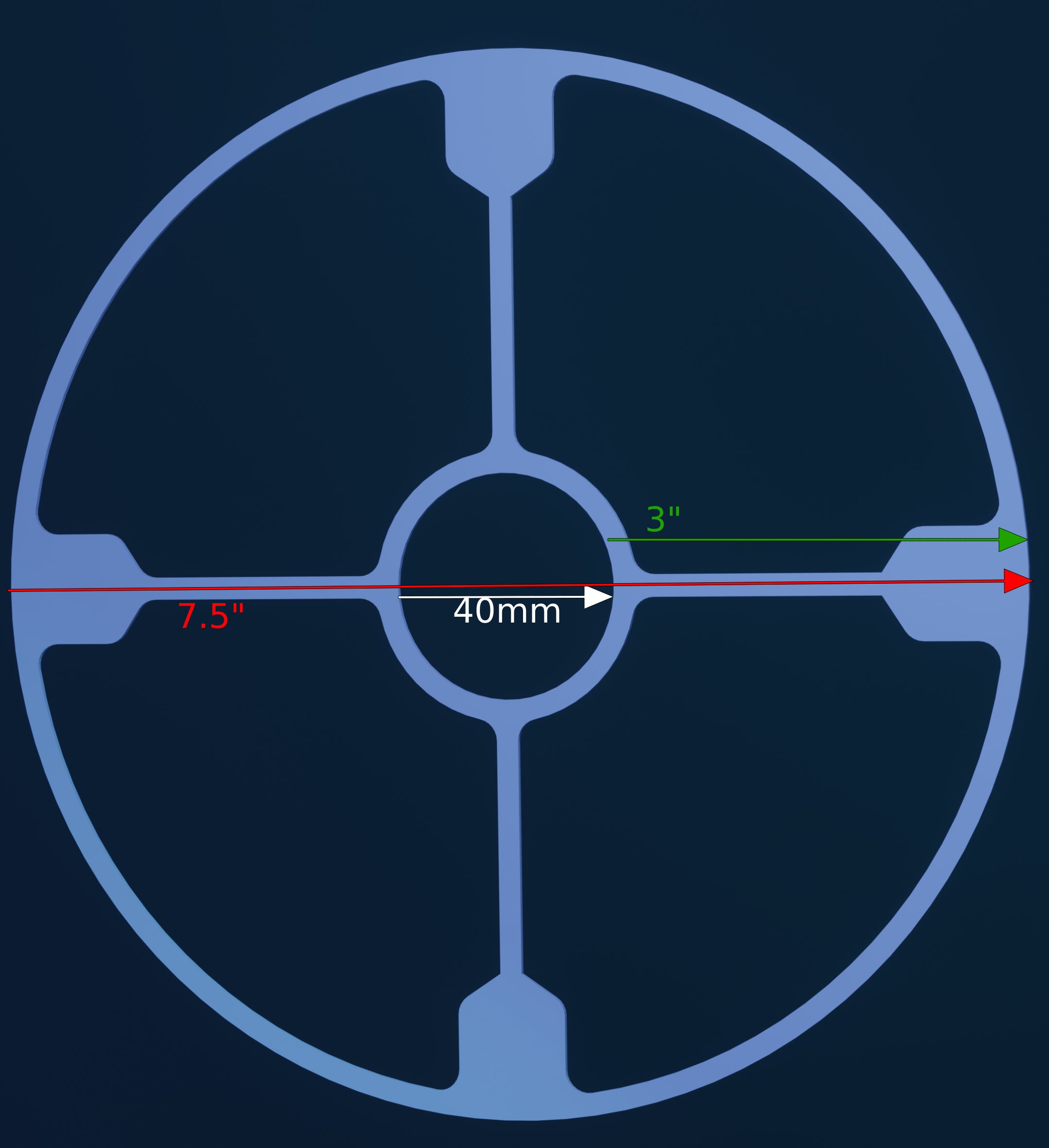 Warhammer 40k Objective Marker Radius X 6 Various 40k Faction Styles ...