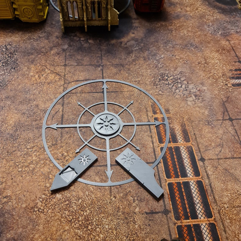 Warhammer 40k Objective Marker Game Set Combat Gauge Wound Marker ...