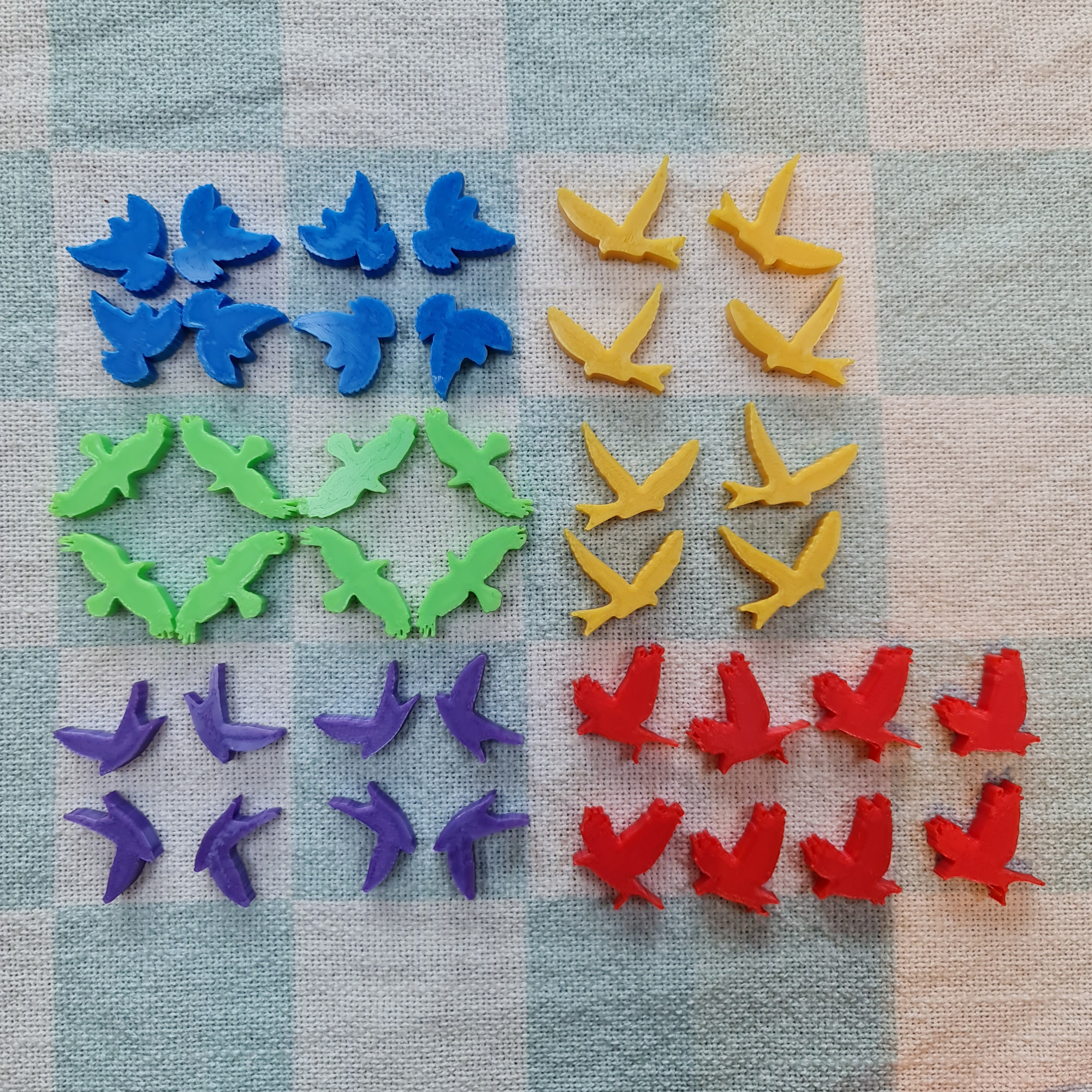 Wingspan Custom Bird House / Bird Player Tokens / Meeples / Tokens ...