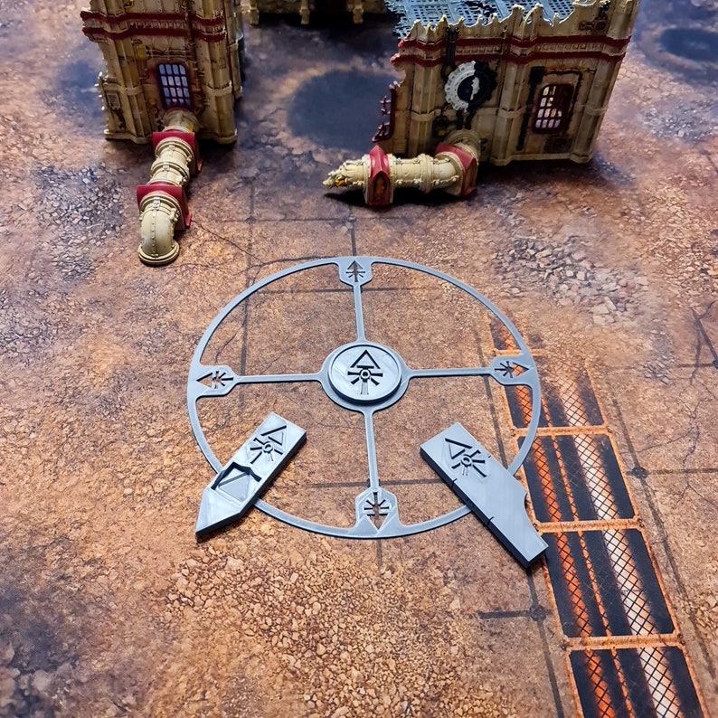 Warhammer 40k Objective Marker Game Set Combat Gauge Wound Marker ...