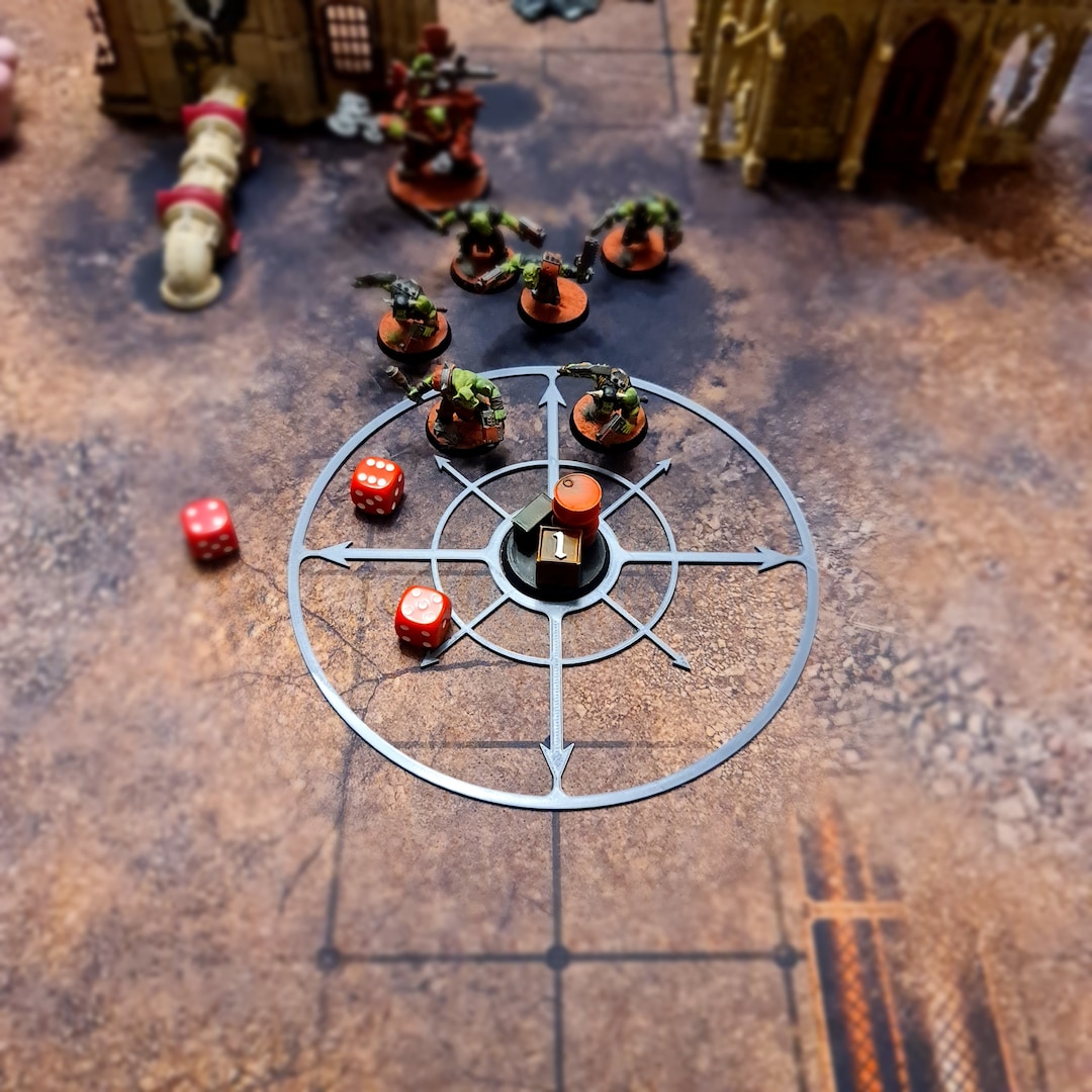 40K Objective Marker Radius Custom Set of 6 - Faction Icons – War Gamer ...