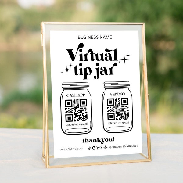 Tips Accepted Template - Etsy