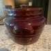 Brown Bean-pot, Stoneware, Grandma’s Beanpot, Baked Beans Pot, Heavy ...