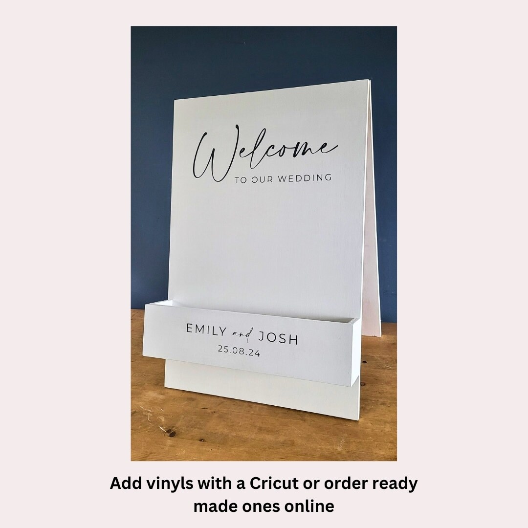 Flower Box Welcome Sign Wedding Tutorial: DIY Instructions (PDF & Video ...