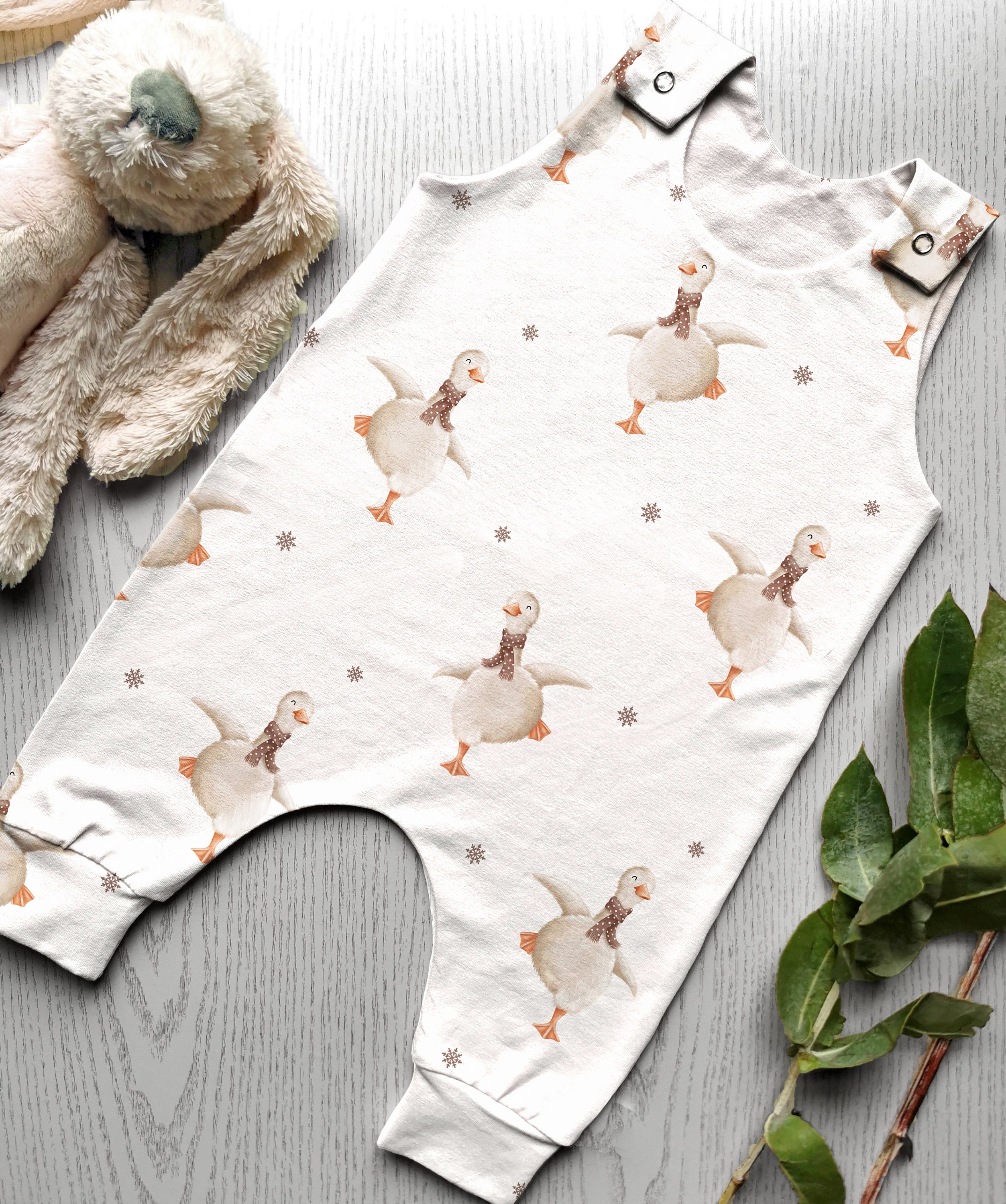 Goose Seamless Pattern, Duck Digital File, Farm Fabric Design, Winter ...