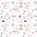 Cute Ghosts Seamless Pattern Design File, Halloween Fabric Design ...