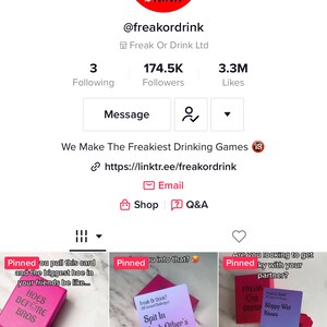 Freak or Drink the Freakiest Couple Drinking Game Perfect - Etsy