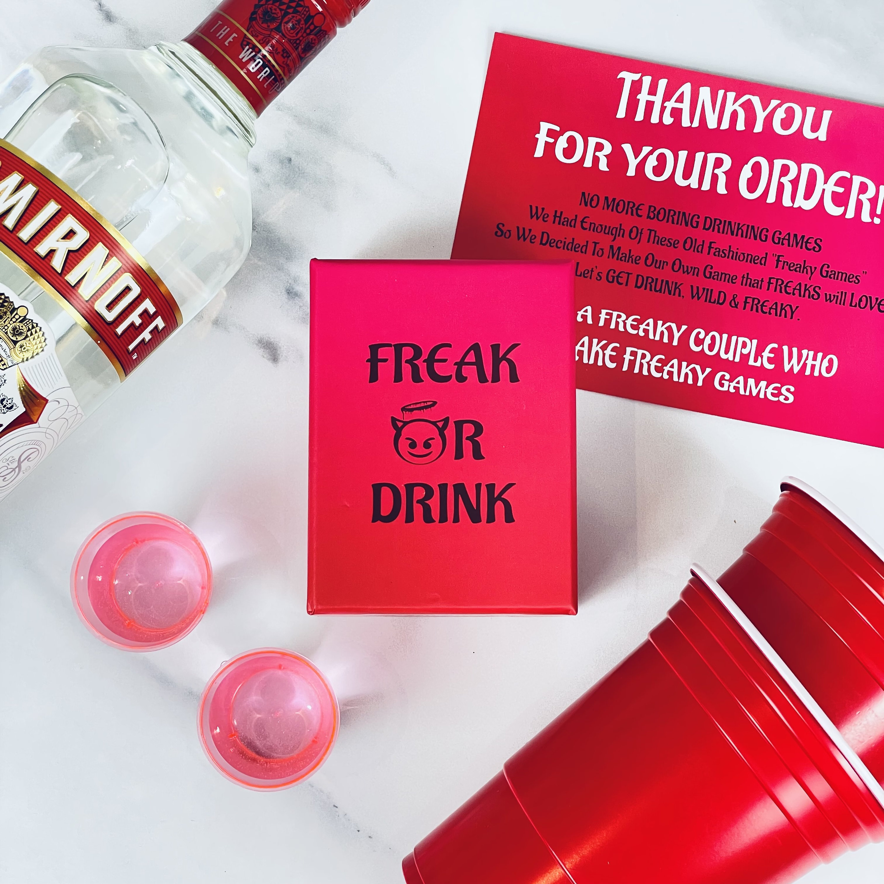 Freak or Drink the Freakiest Couple Drinking Game Perfect Couple Gifts ...
